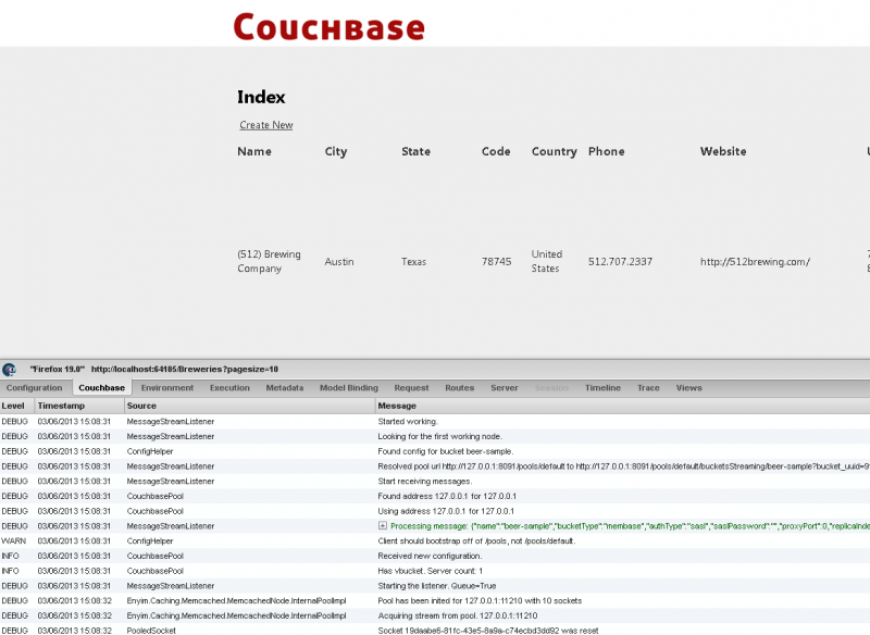 Net Couchbase Client Instrumentation With Aspnet And Glimpse The Couchbase Blog