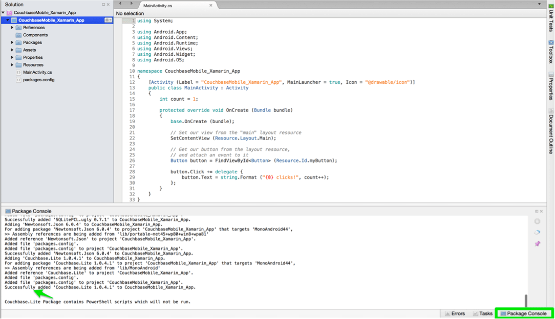 Build Mobile Apps with Xamarin and Couchbase Mobile