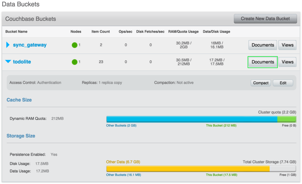 Connecting Couchbase Sync Gateway to Couchbase AMI on AWS