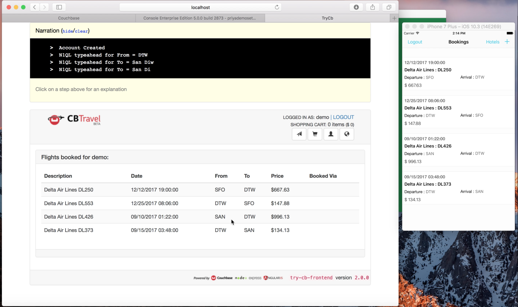 Data Sync Between Web And Mobile Clients Using Couchbase Mobile