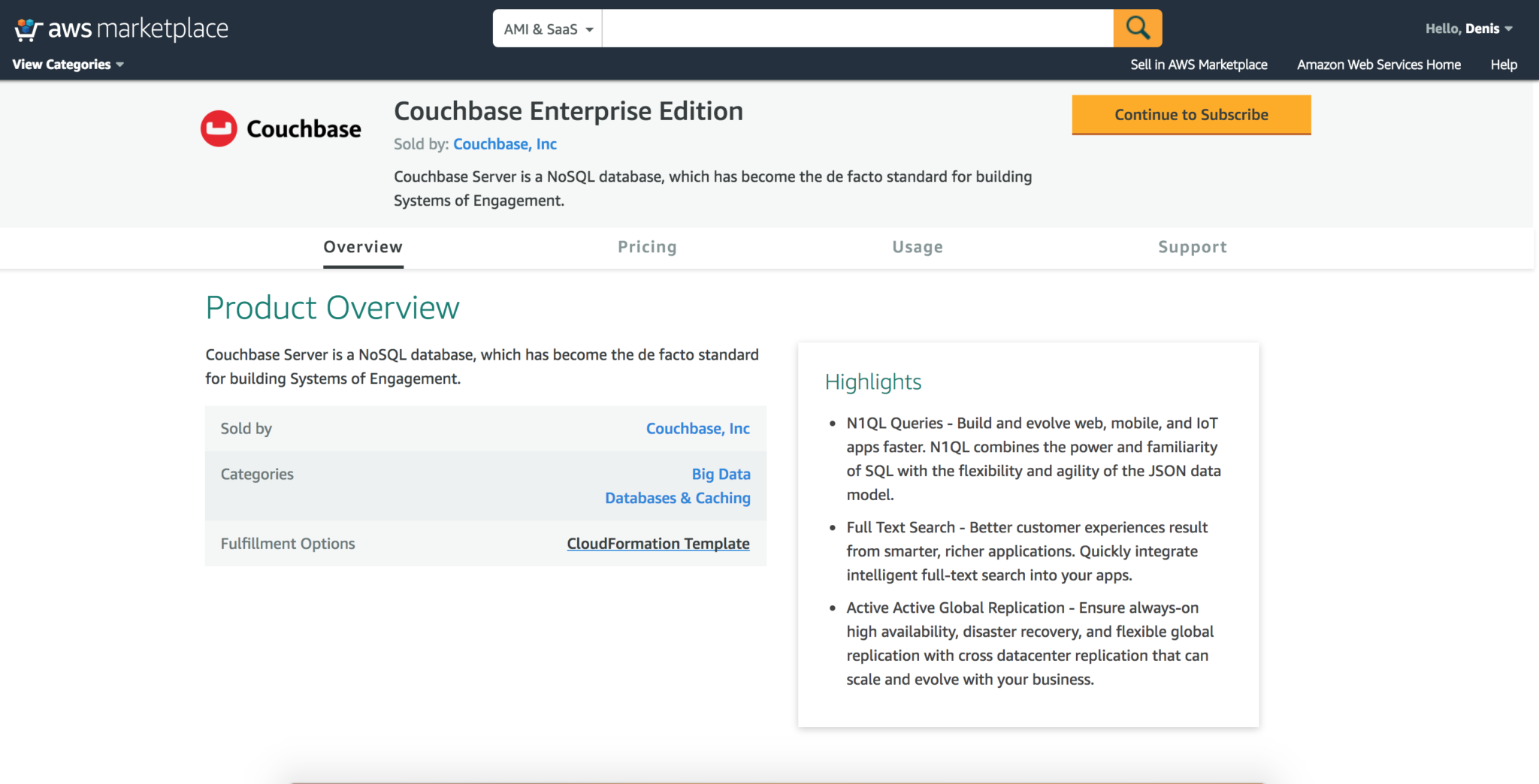 Deploying Couchbase On Aws In Less Than 3 Minutes The Couchbase Blog
