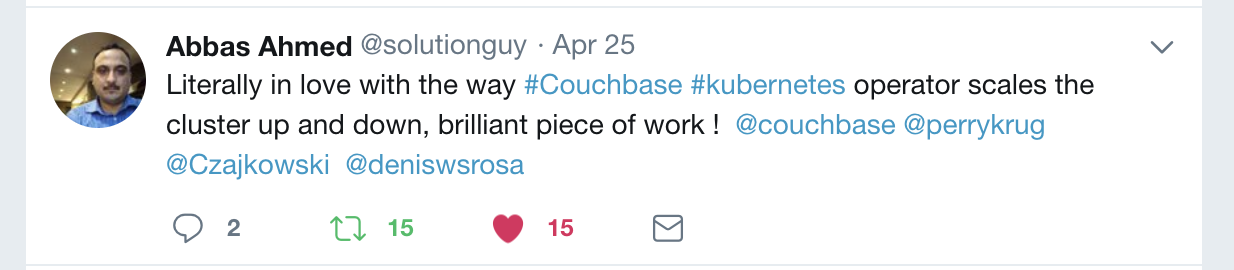 Couchbase Autonomous Operator 1.0 for Kubernetes is now GA