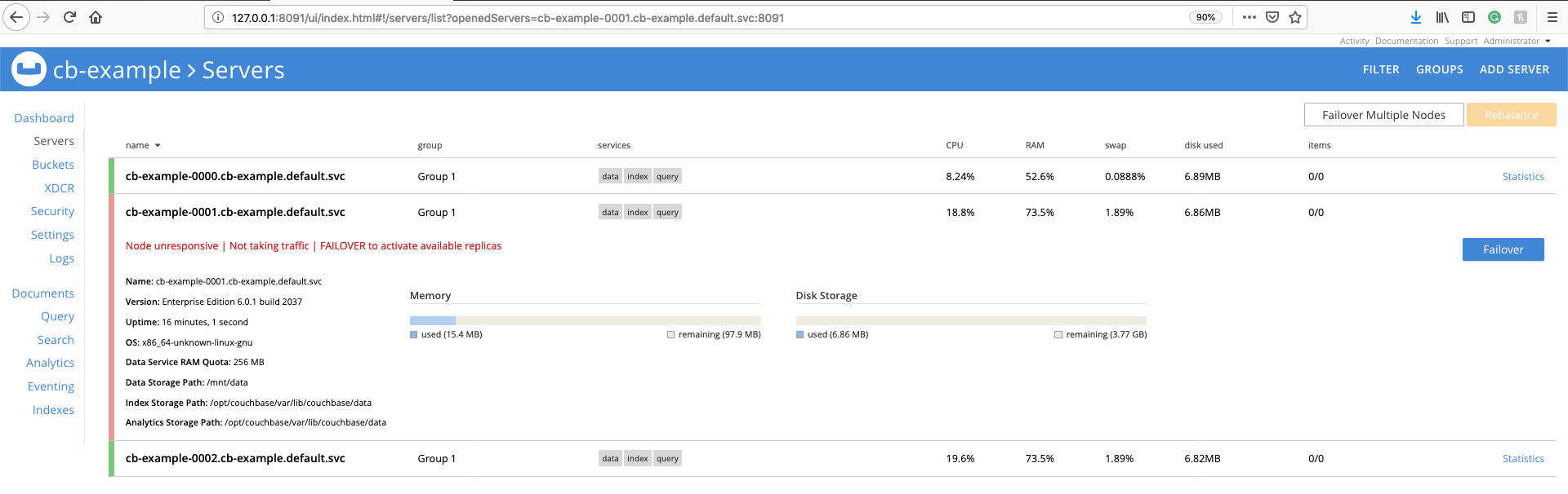 Using Couchbase Autonomous Operator on Enterprise PKS