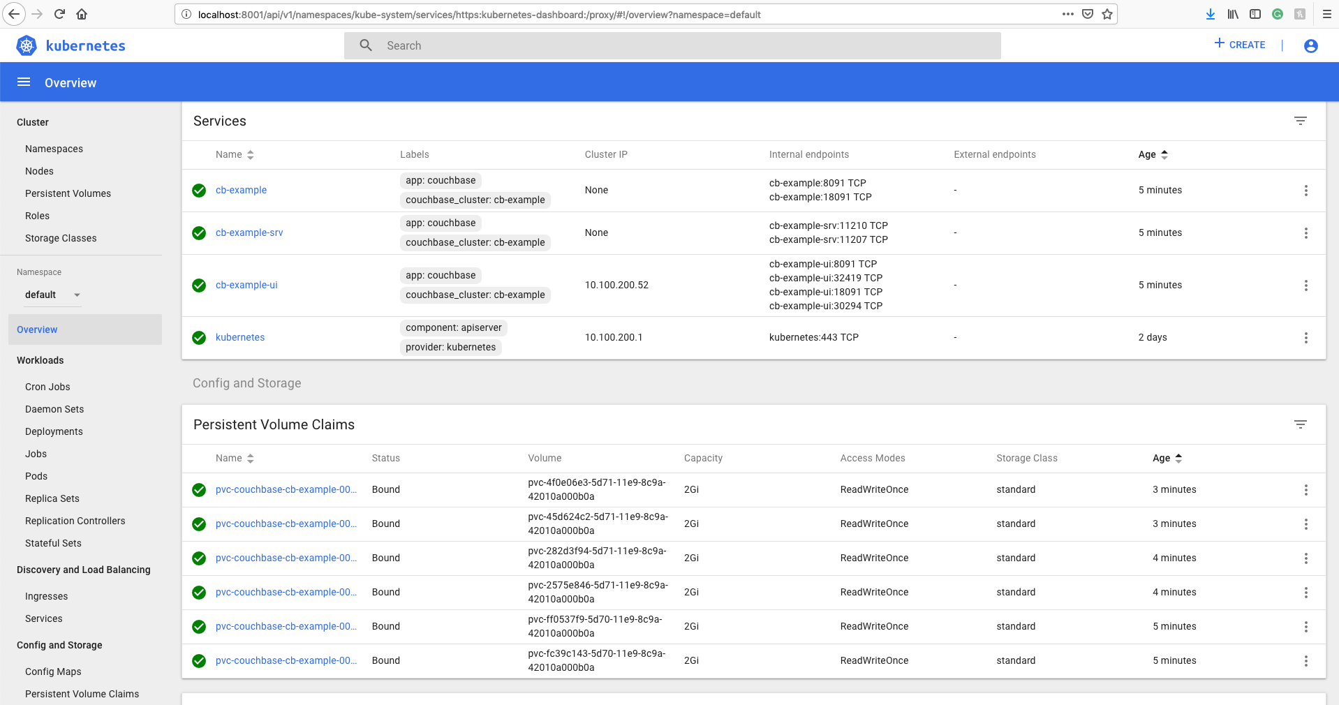 Using Couchbase Autonomous Operator on Enterprise PKS