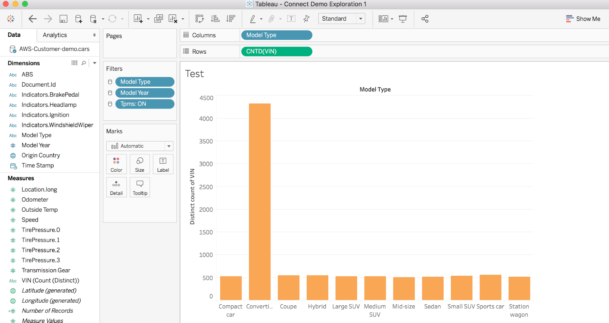 Build Real-time Dashboards - Couchbase Analytics & Tableau