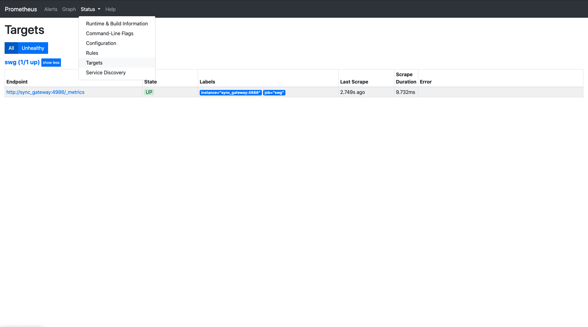 Using Prometheus and Grafana With Couchbase Sync Gateway