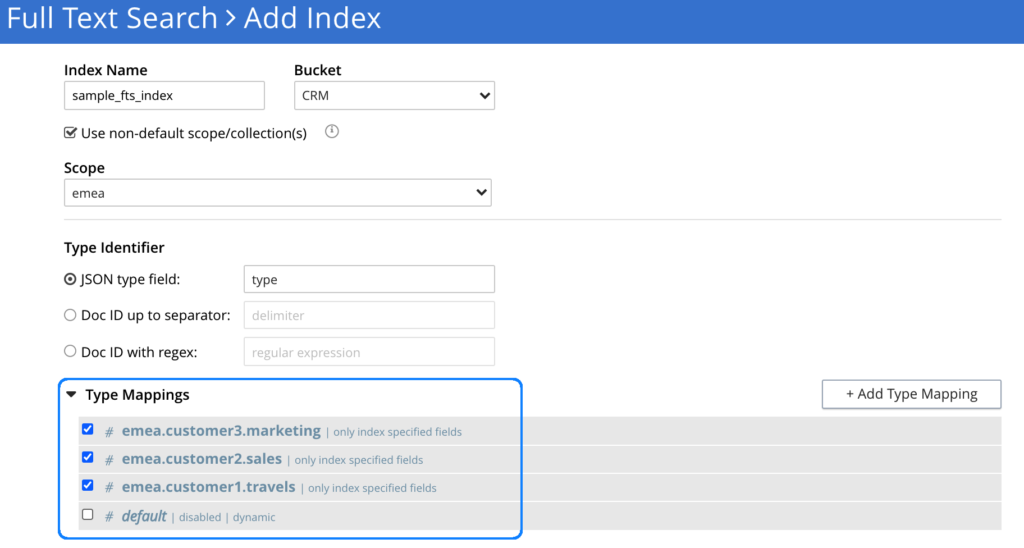 How to Use Full-Text Search across Couchbase Scopes & Collections