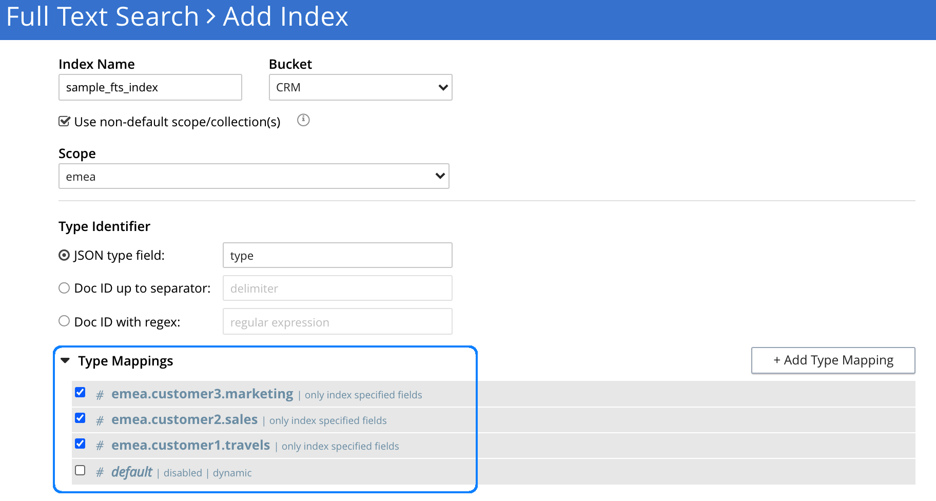 How To Use Full Text Search Across Couchbase Scopes And Collections