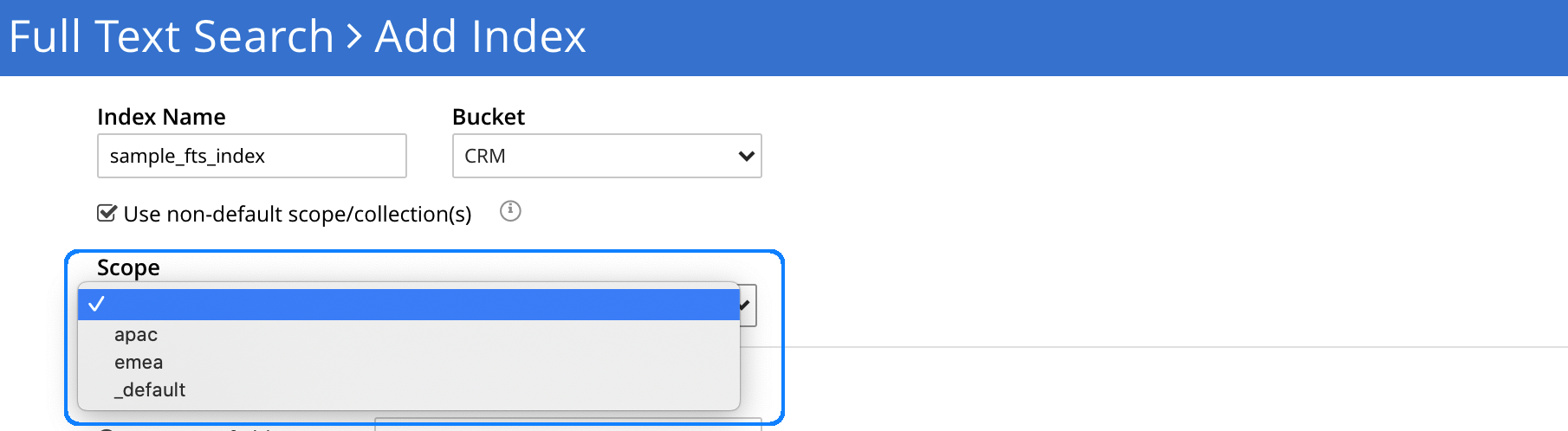 How to Use Full-Text Search across Couchbase Scopes & Collections