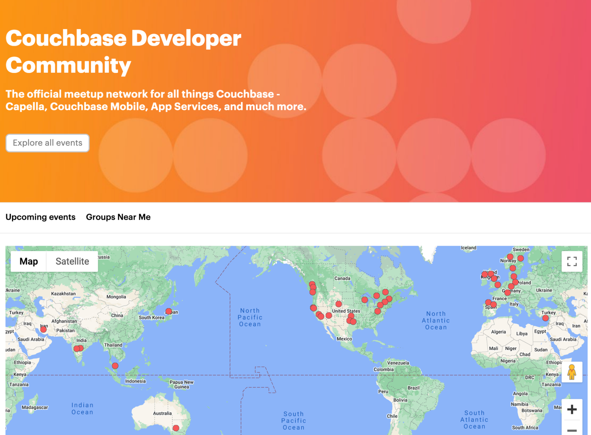 Six Developers Meetups in November - The Couchbase Blog