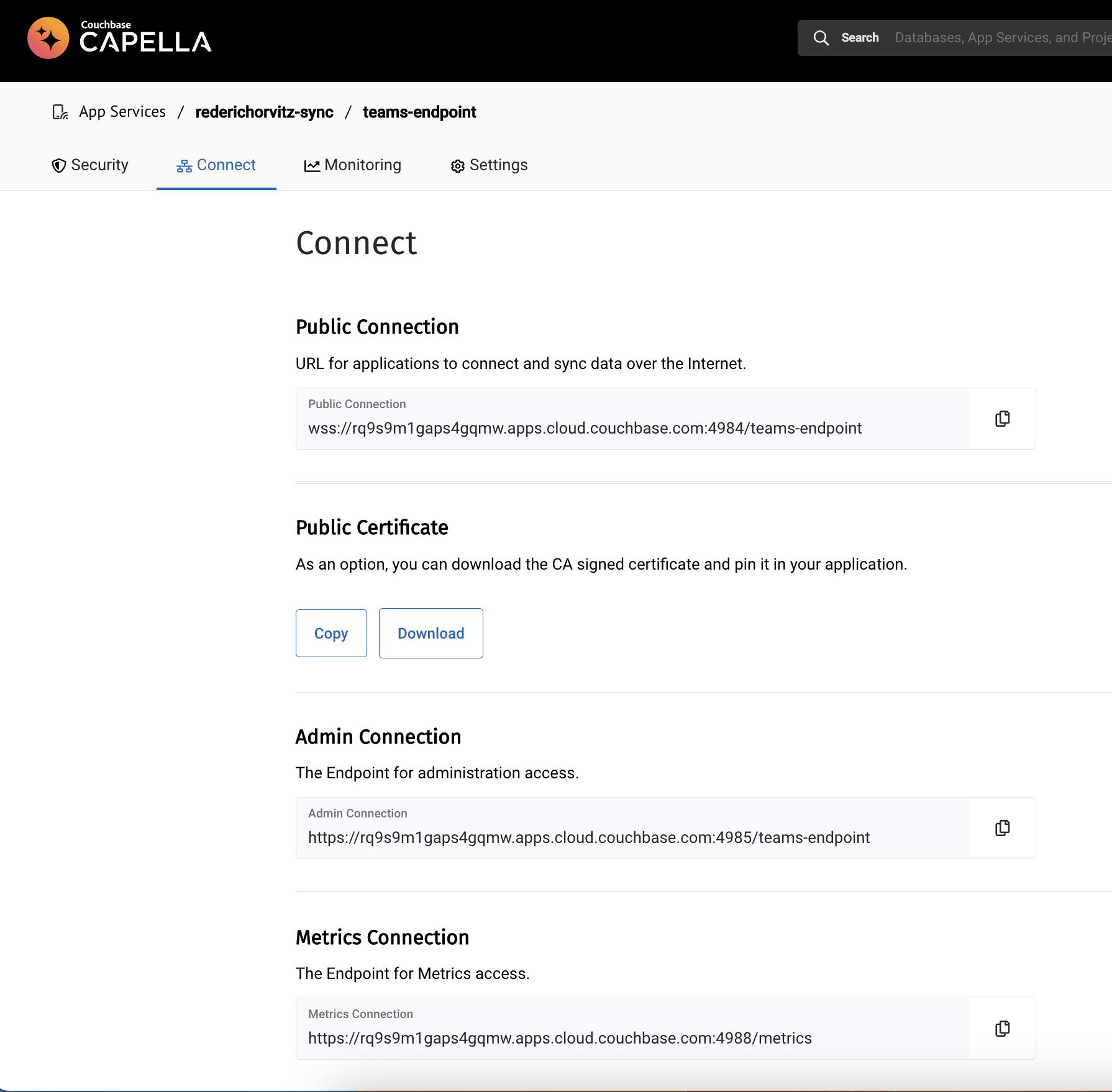 Monitor Capella App Services with Prometheus and Grafana