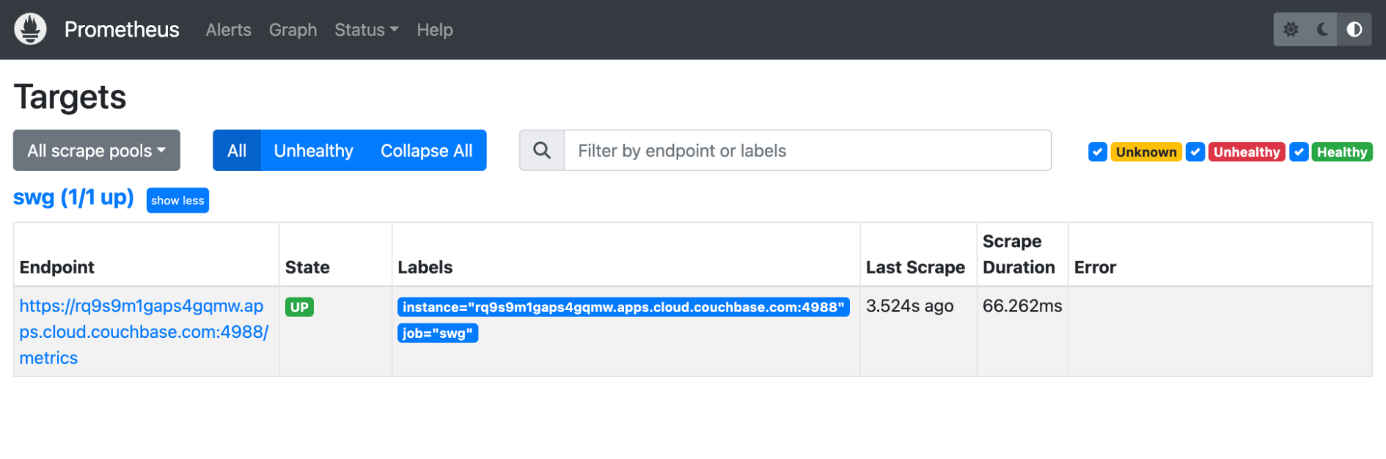 Monitor Capella App Services with Prometheus and Grafana