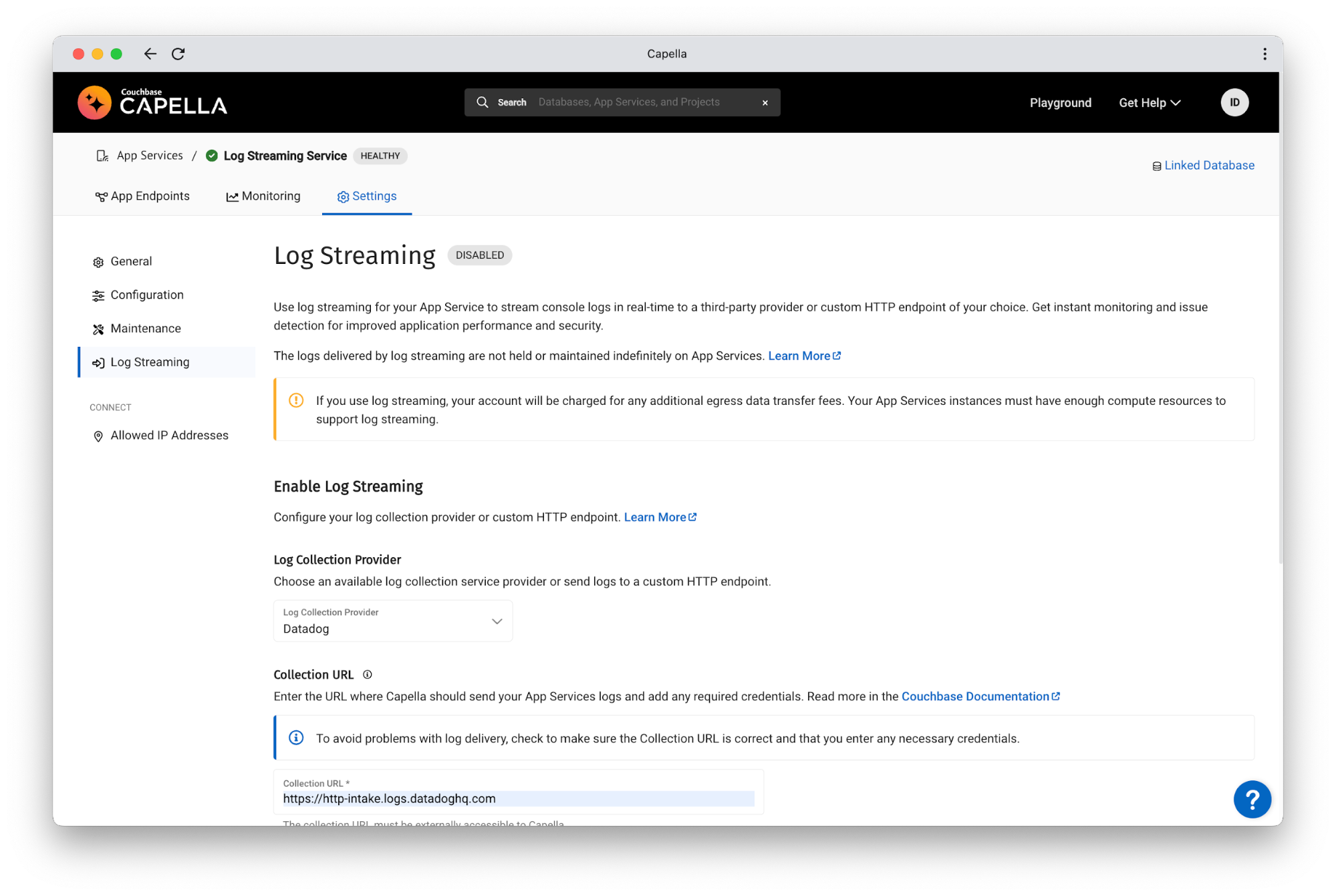 Capella App Services: Enhancing Observability with Real-Time Log ...