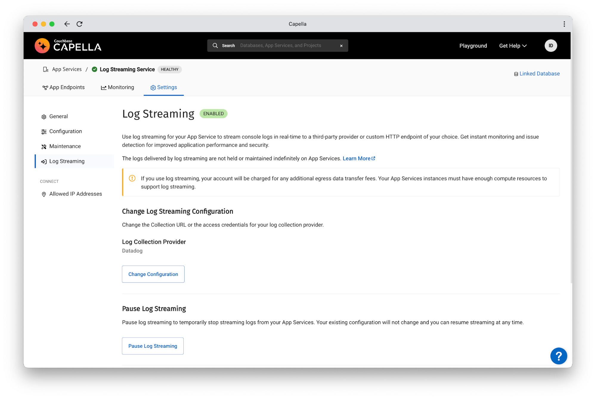 Capella App Services: Enhancing Observability with Real-Time Log ...