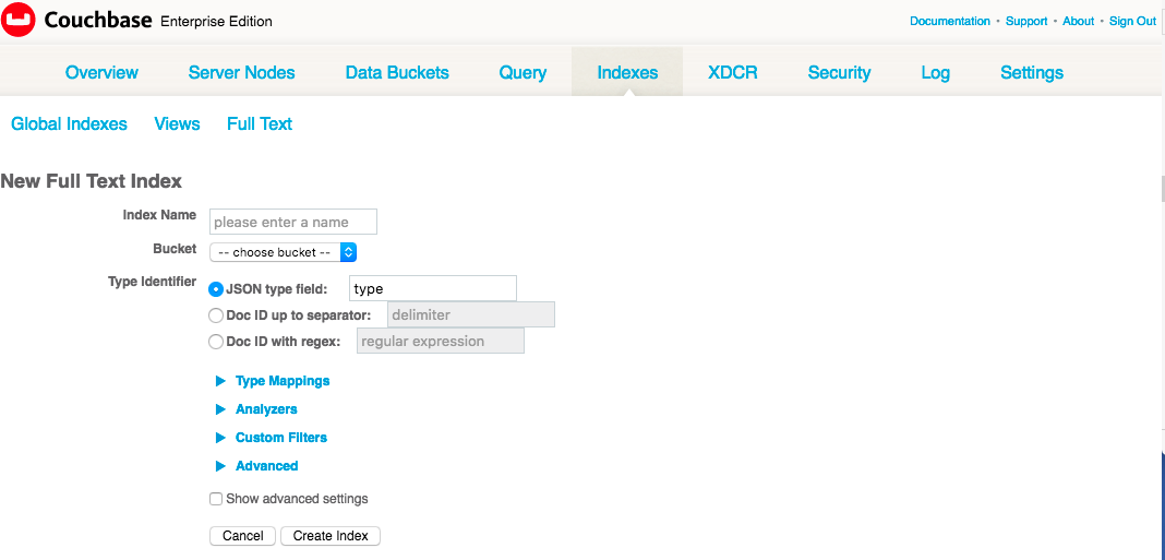Enhancements in Full-Text Search (FTS) in Couchbase Server 4.6