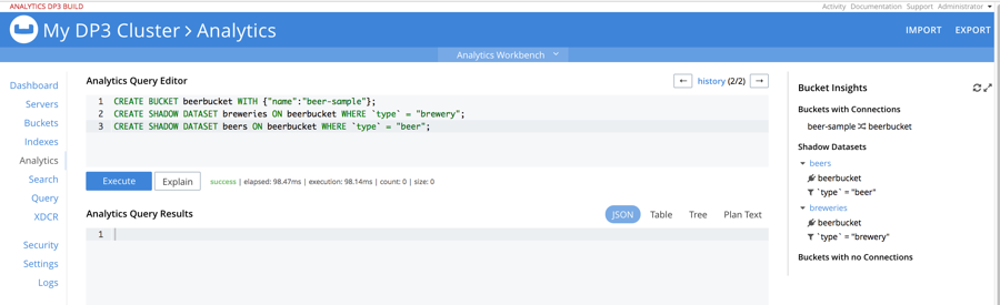 Announcing Analytics Developer Preview 3 - The Couchbase Blog