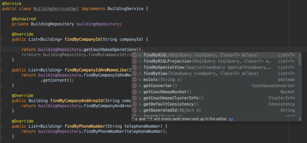 Spring-Boot and Spring Data: Setting Up with Couchbase