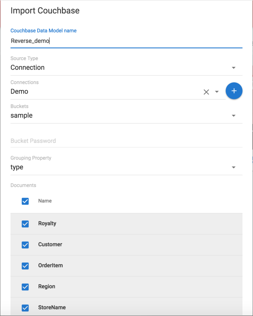 Data Modeling for Couchbase with erwin DM NoSQL