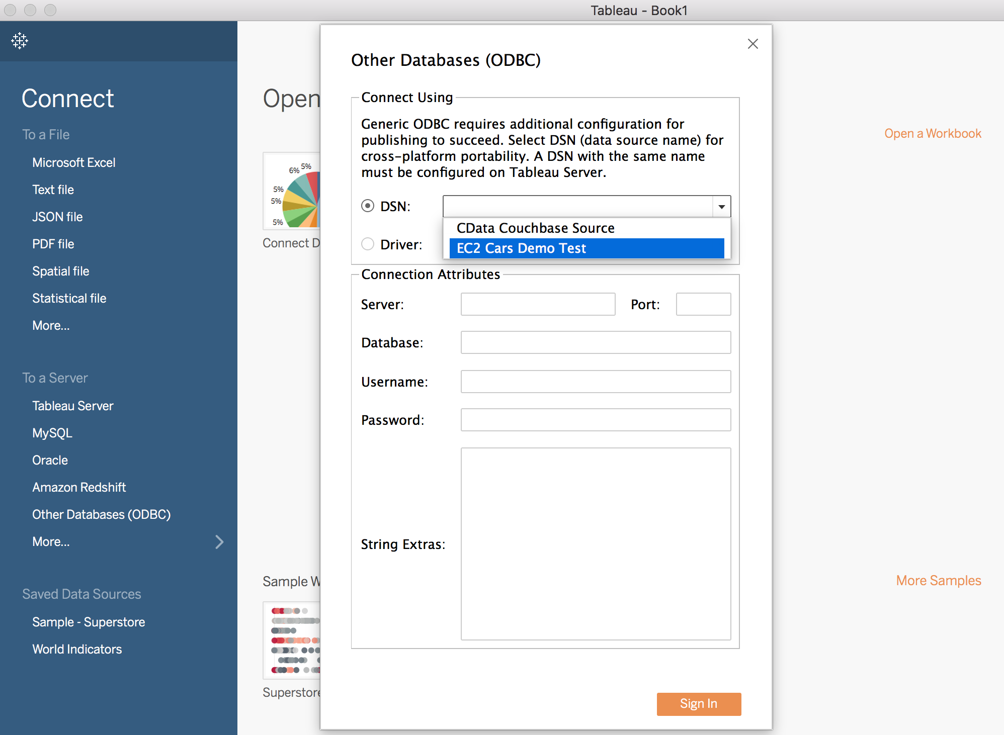 Build Real-time Dashboards - Couchbase Analytics & Tableau