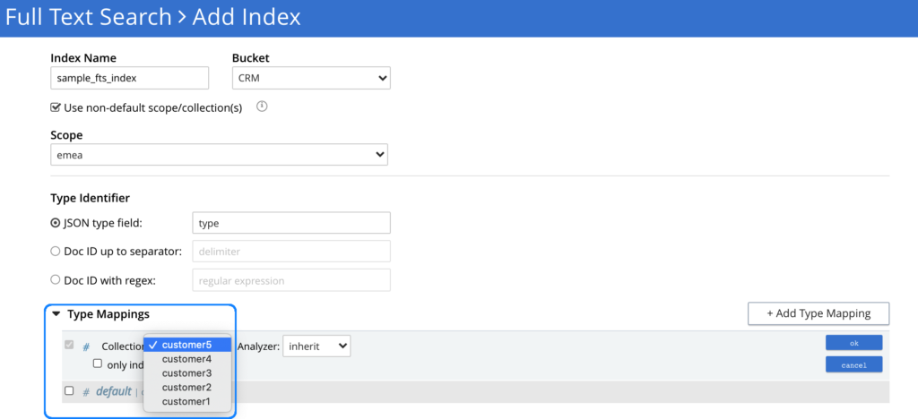How to Use Full-Text Search across Couchbase Scopes & Collections