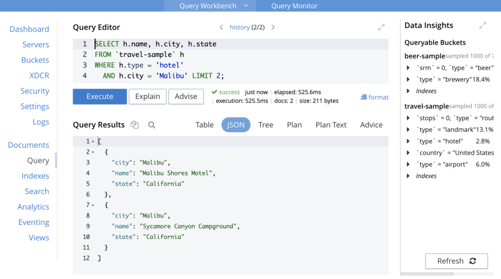 Learn NoSQL with Couchbase Playground - The Couchbase Blog