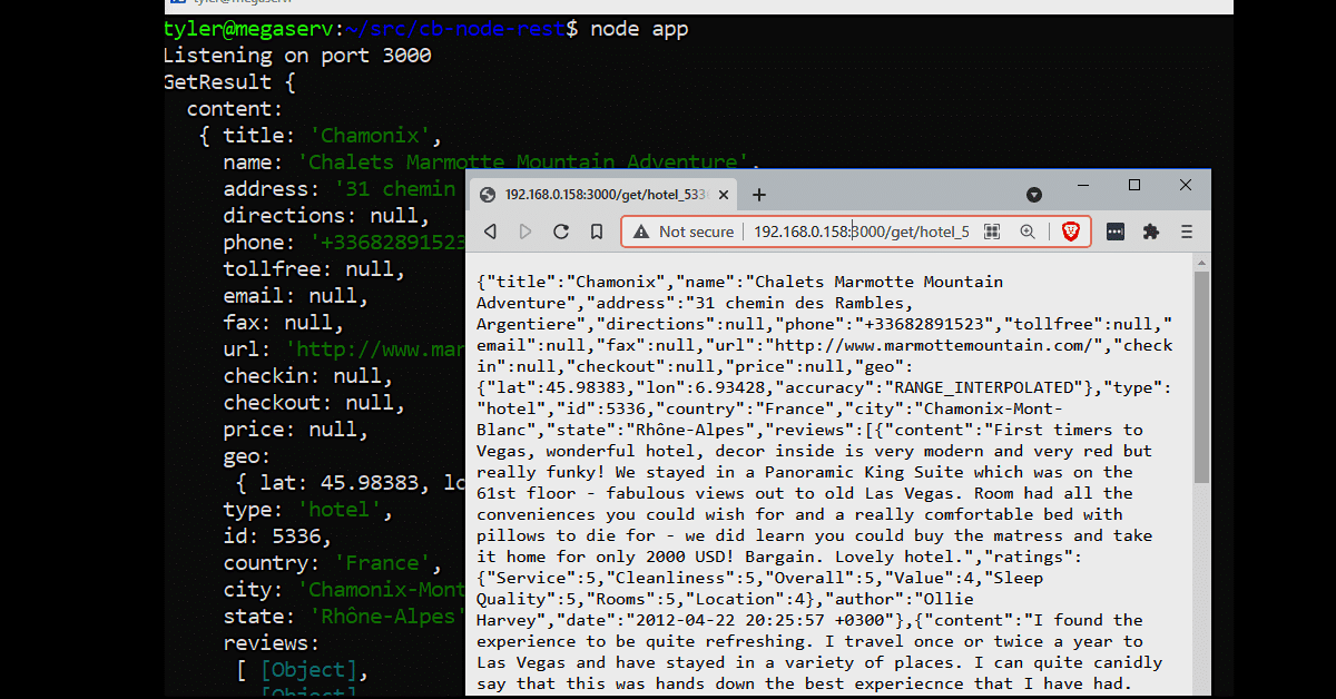 Nodejs Express And Couchbase Build Rest Based Application
