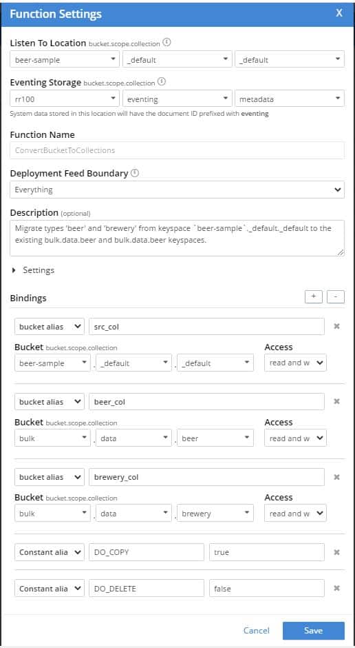Migrating Buckets to Collections & Scopes via Eventing: Part 1 - The Couchbase Blog