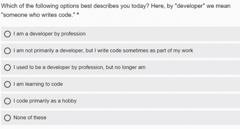 Stack Overflow Developer Survey for 2023 Now Open - The Couchbase Blog