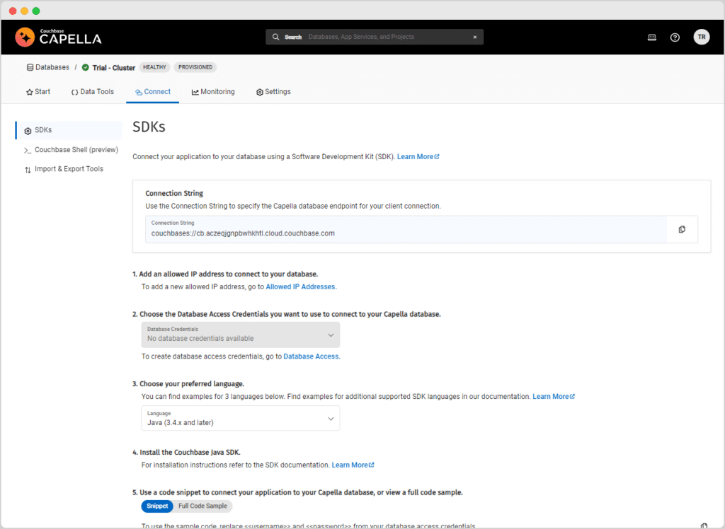New Capella UI Enhancements Streamline Getting Started