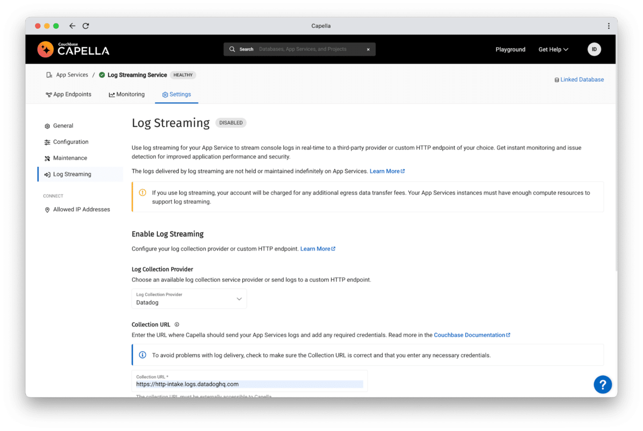 Capella App Services: Enhancing Observability with Real-Time Log ...