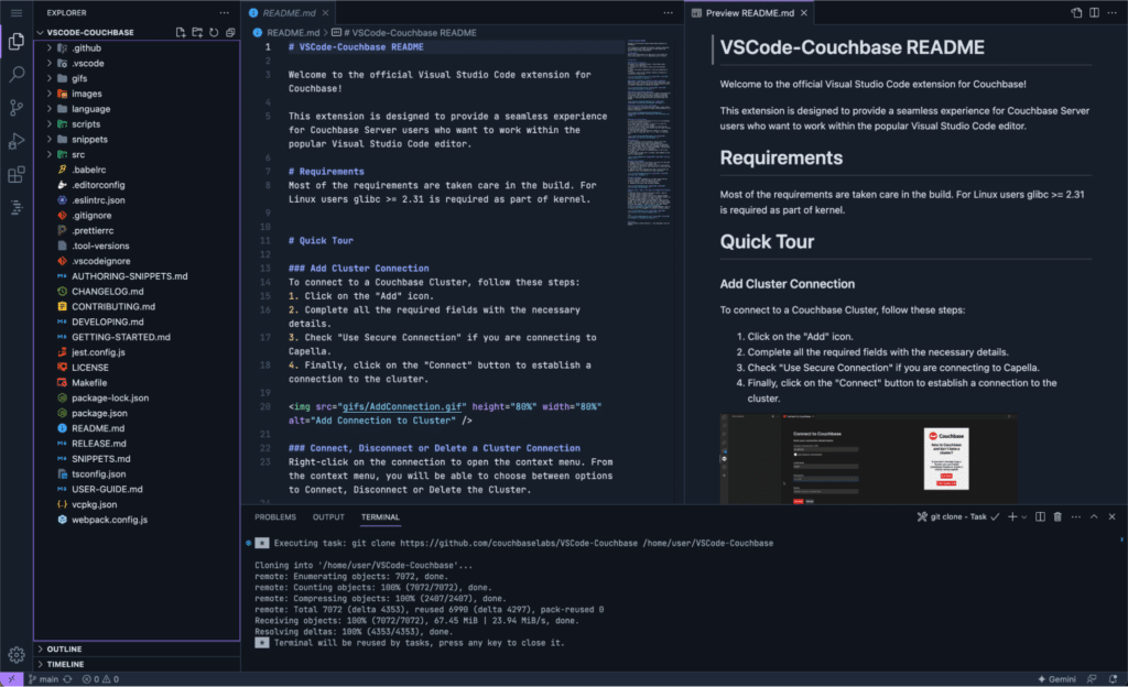 Elevating Remote Development: Couchbase VSCode Extension Now Supports GitHub Codespaces, Google ...