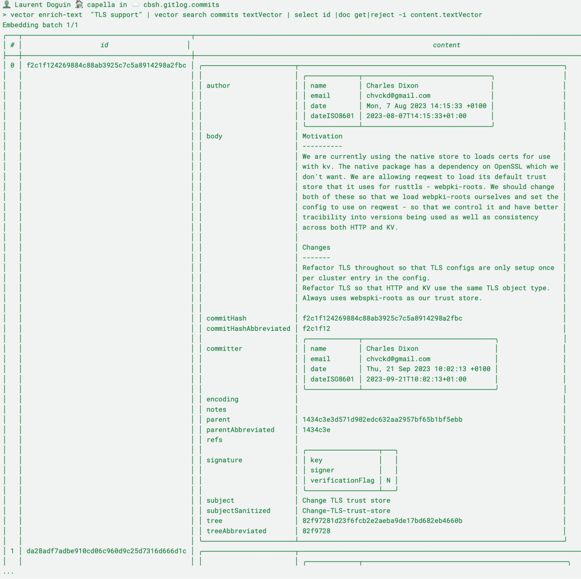 Chat With Your Git History, Thanks to RAG and Couchbase Shell - The Couchbase Blog