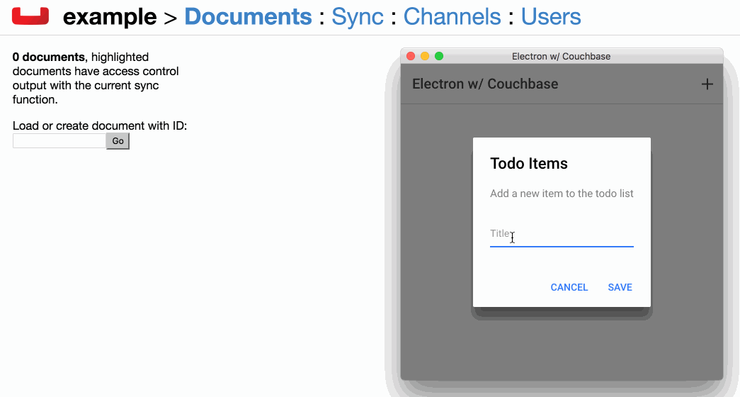Desktop App Using Electron Pouchdb Ionic 2 And Couchbase
