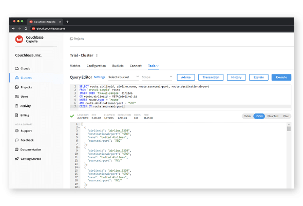 Couchbase: Best NoSQL Cloud Database Service