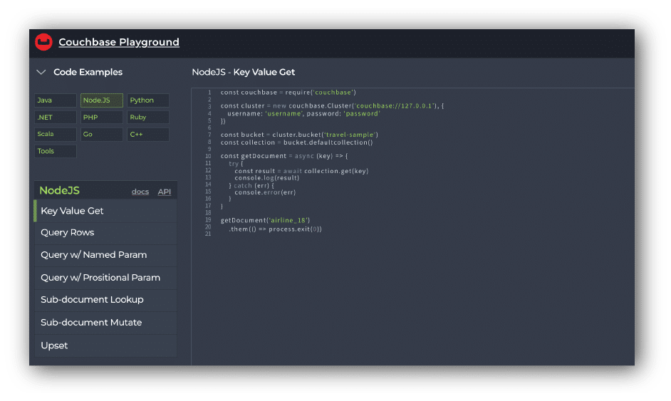 Couchbase NoSQL Database – Power of SQL, Flexibility of JSON