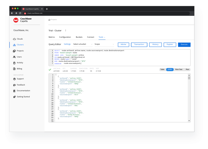 Couchbase Capella: Database-as-a-Service (DBaaS)